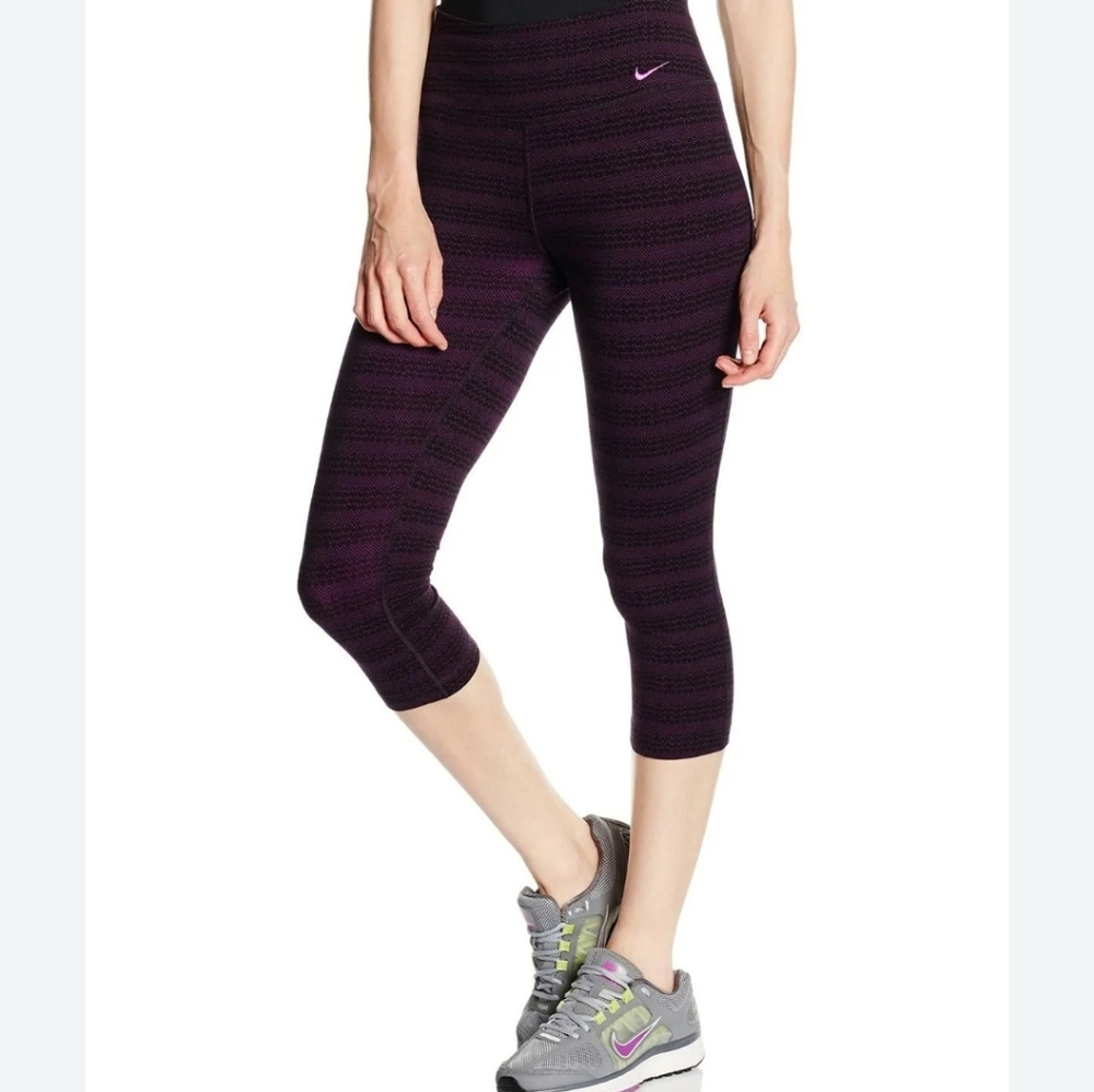 Nike Purple Legend Dri-Fit Cotton Zig Dot Printed Wom… - Gem